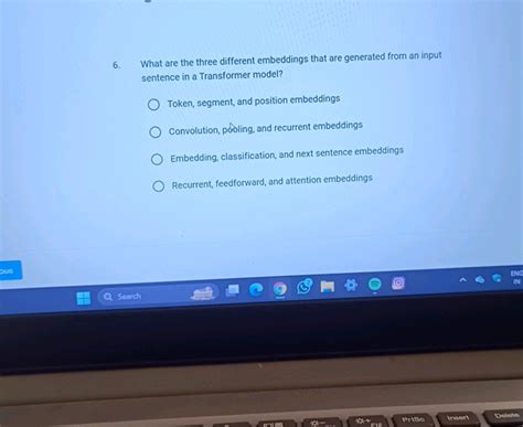 6 What Are The Three Different Embeddings StudyX
