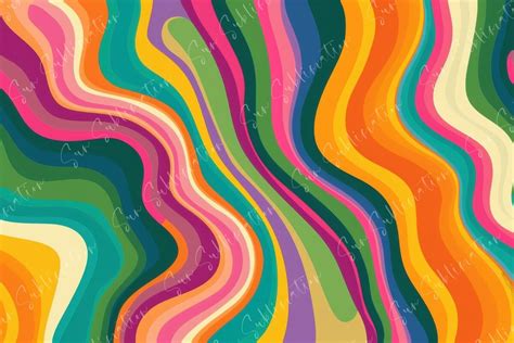 Psychedelic Waves Graphic By Sun Sublimation · Creative Fabrica