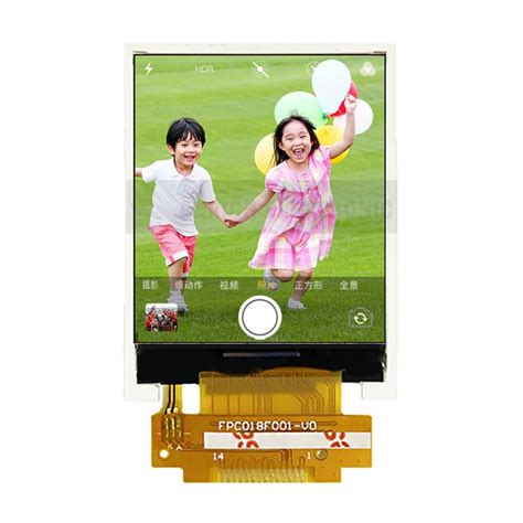 Přizpůsobený 177 Palcový St7735s Tft Lcd Display Modul Výrobci A