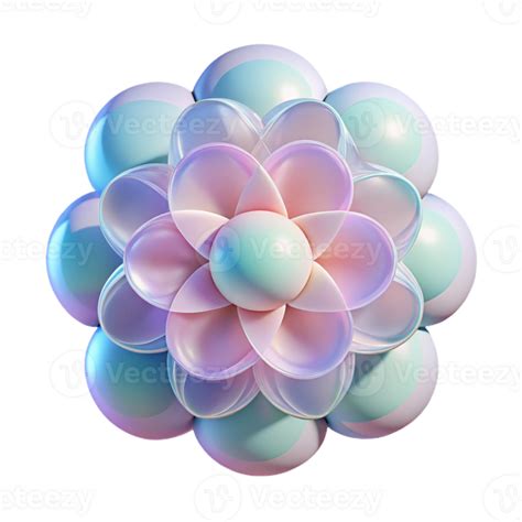 Serene Creative A Kaleidoscope Of Overlapping Translucent Circles In Pastel Shades With A Soft
