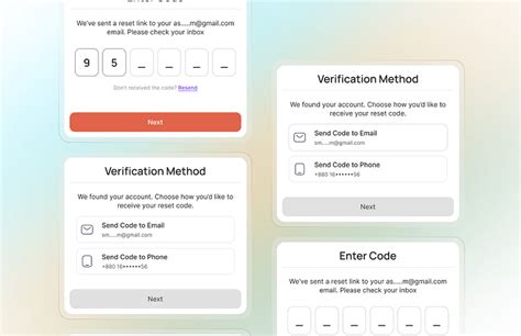 Forget And Reset Password Flow By Qmona On Dribbble