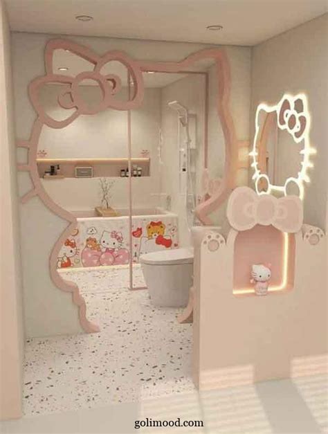 تم اتاق دخترانه کیتی 2025؛ برای دختر خانم های صورتی پسند کیوت چیدمان