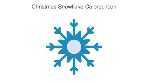 Christmas Snowflake Colored Icon In Powerpoint Pptx Png And Editable Eps Format Ppt Example
