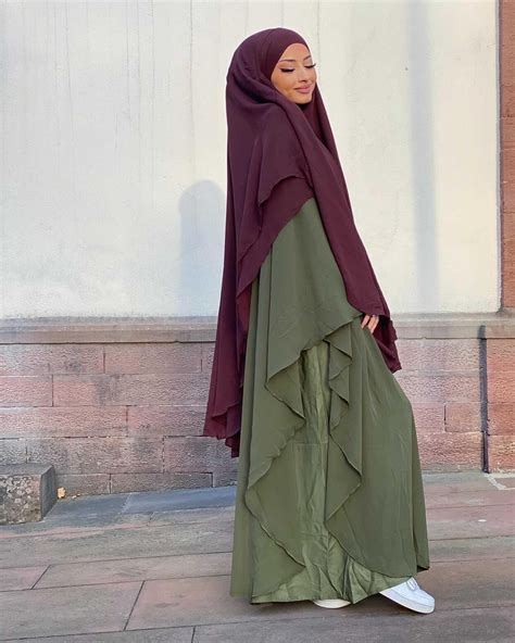Princess Chiffon Khimar Chocolate Hijab Dress Hijabi Fashion Hijab