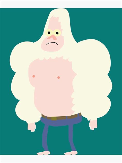Skips Regular Show Poster For Sale By Wardbertram7356 Redbubble