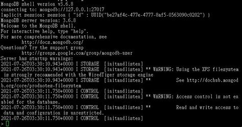Mongodb安裝 黑手的挨踢工作紀錄