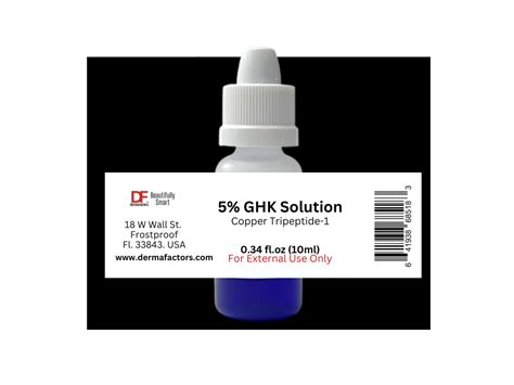 5 Copper Tripeptide 1 Copper Tripeptide 1 Solution Dermafactors