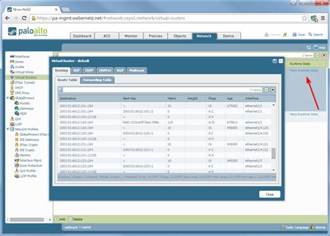 Ospfv3 Palo 07 Routing Runtime Table