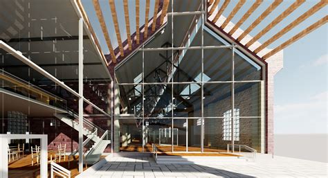 Adaptive Reuse Of Industrial Buildings Behance
