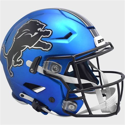 Detroit Lions On Field Alternate Riddell Full Size Authentic Speedflex
