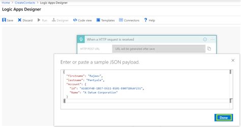 Logic App And Request Trigger Create A Record In D365 Rajeev