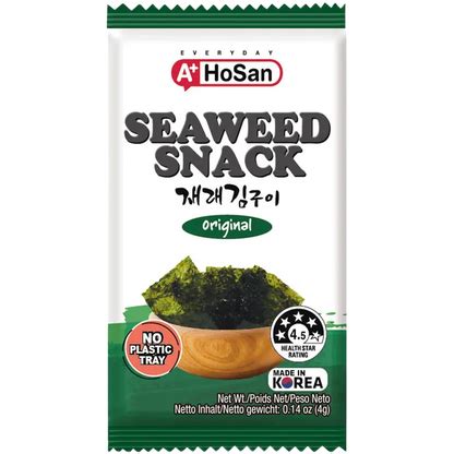 A Hosan Seaweed Snack Original Algen Snack 4g Aus Korea Modern