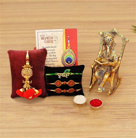 Buy Craftvatika Rakhi T Combo For Brother Bhaiya And Bhabhi Bhaiya