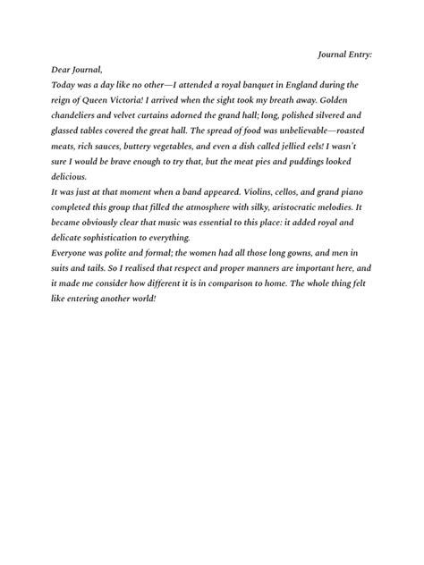 Victorian Royal Banquet Experience Pdf