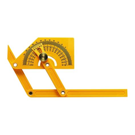 Portable Protractor Measuring Device For Protractor 0 To 180 Degrees Woodworking
