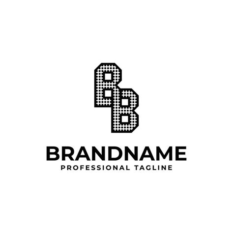 Letters Bb Dot Monogram Logo Suitable For Business With Bb Initials