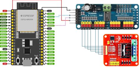 Esp32 Dev Kit C V4 Build Your Own Robot Car Logical Wiring