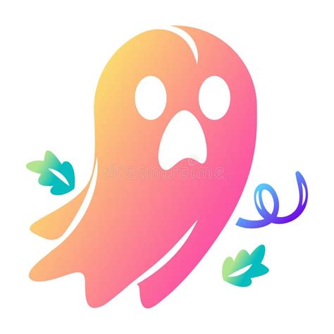 Isolated Ghost Icon Halloween Season Vector Stock Vector Illustration