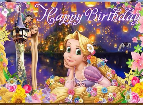 Ready Stock New Arrival ~ Disney Princess Rapunzel Happy Birthday