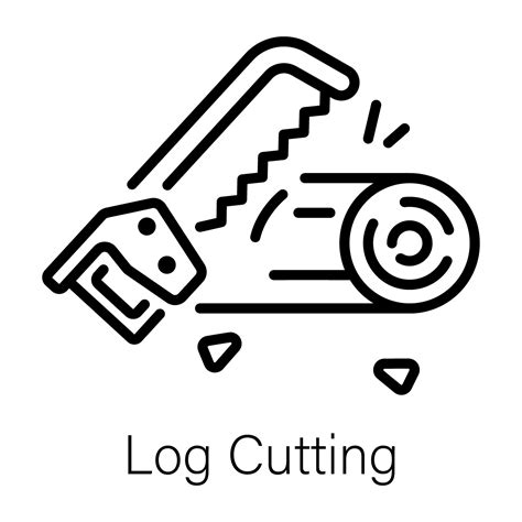 Trendy Log Cutting 46420681 Vector Art At Vecteezy