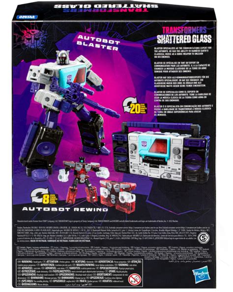 Transformers Generations Shattered Glass Autobot Blaster And Rewind