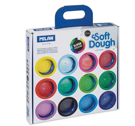 Milan Soft Dough Assorted Colors Set 日發文具