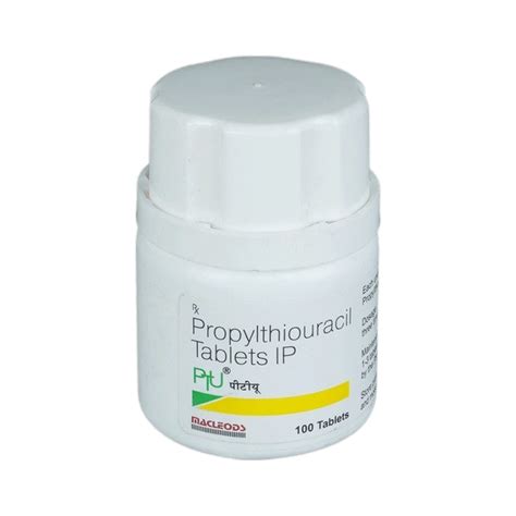 Ptu Antithyroid Agent Tablets For Thyroid Disorders