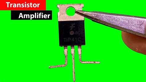 Tip41c Transistor Diy Powerful Amplifier Circuit Youtube
