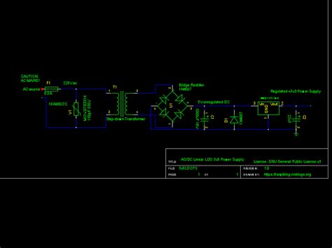 Yet Another Programming And Electronics Blog AC DC Regulated V Power Supply