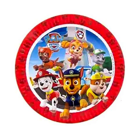 Парти чинии Пес патрул 23см 8бр Zabavabg