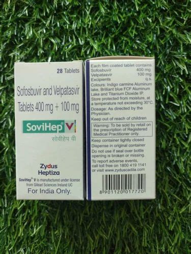Sofosbuvir And Velpatasvir Tablets At Best Price In Ahmedabad