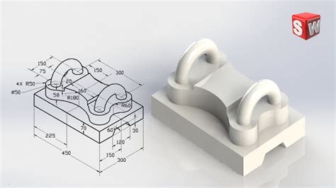Solidworks 24 Tutorial Cswa Exam Advanced Part Modeling 5