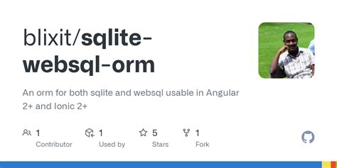 Github Blixitsqlite Websql Orm An Orm For Both Sqlite And Websql Usable In Angular 2 And