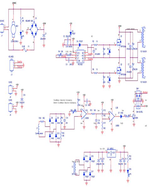 The Principal Circuits Of The High Voltage Source Download Scientific Diagram
