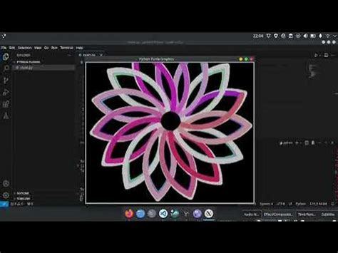 Python Tutorial How To Create Flower With Python Turtle