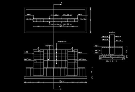 The Longitudinal Section View Of The Beam Has Been Given Cadbull