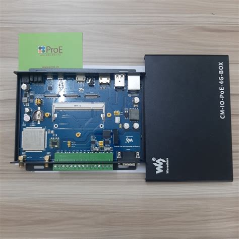 Industrial Iot Mini Computer Add Ons 4g Poe Features Based On Raspberry Pi Compute Module