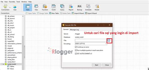 Tutorial Export Dan Import Database Di Navicat