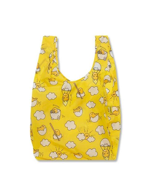 바쿠백 휴대용 장바구니 접이식 시장가방 Gudetama Eternal Journey