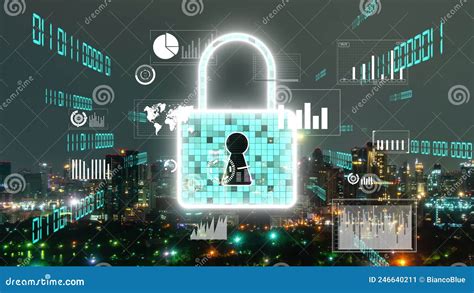 Cyber Security And Alteration Data Protection On Digital Platform Stock Image Image Of Safe