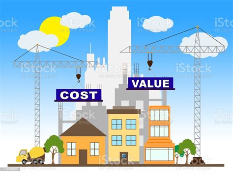 비용 대 가치 건설 묘사 지출 Vs 이익 획득3d 일러스트레이션 가격에 대한 스톡 사진 및 기타 이미지 가격 경제 고급 Istock
