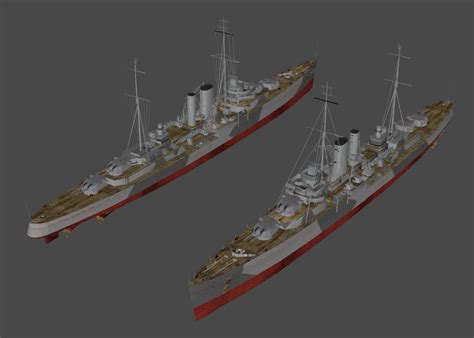 Brn Surrey Class Heavy Cruiser Sh3 G73rem By Digitalexplorations