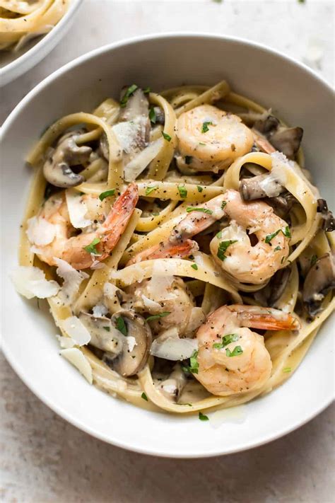 Creamy Shrimp And Mushroom Pasta The Recipe Critic