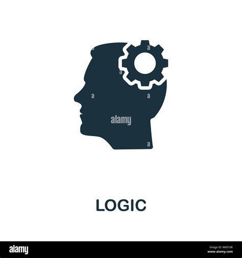 Logic Icon Symbol Creative Sign From Science Icons Collection Filled Flat Logic Icon For