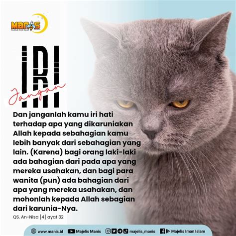 Jangan Iri Dengan Nikmat Orang Lain Manis