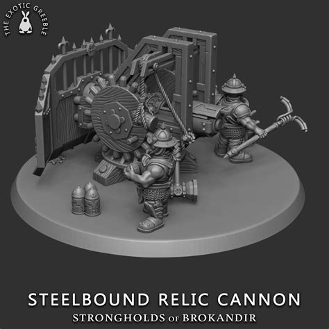 🔫 Steelbound Relic Cannon・ 3d File For 3d Printing・cults