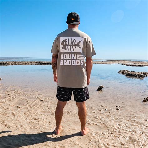 Youngbloods Fishbone Logo Tee Ybs