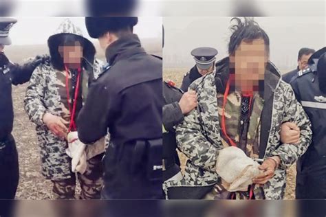 抓捕现场！山西万荣发生重大刑事案件 嫌犯着迷彩服在田地落网嫌犯迷彩服山西