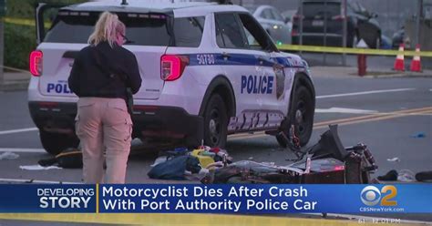 Motorcyclist Killed In Crash With Police Vehicle Cbs New York