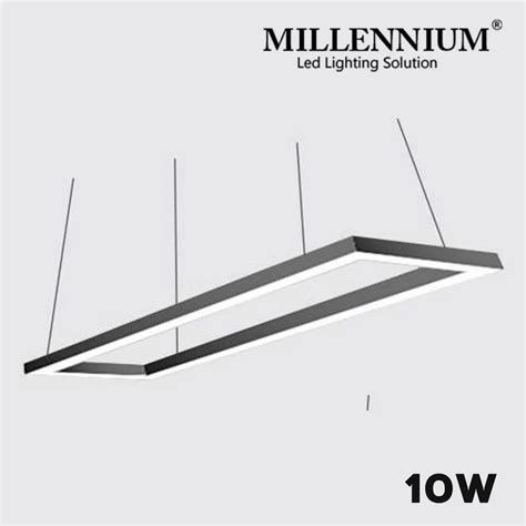 Aluminium 10w Led Linear Rectangular Hanging Lights At ₹ 6000piece In